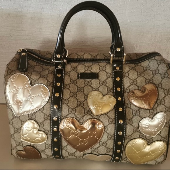 Gucci | Bags | Gucci Metallic Heart Bag | Poshmark